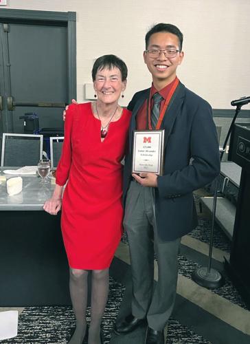 Henry Chen, Rachel Huffer receive Maryville High School's Lamar ...