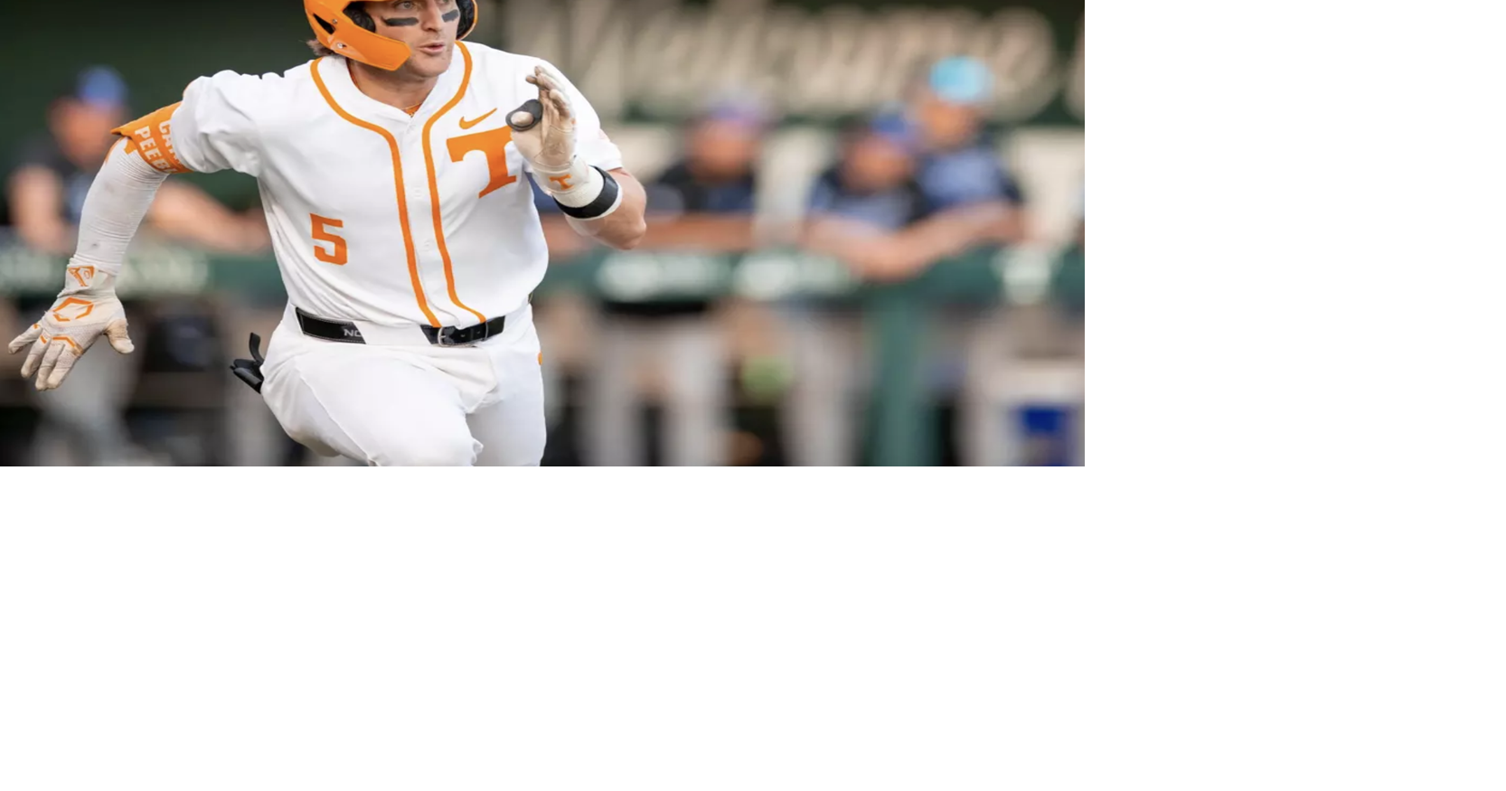Cannon Peebles sparks Tennessee baseball over Kentucky in series opener ...
