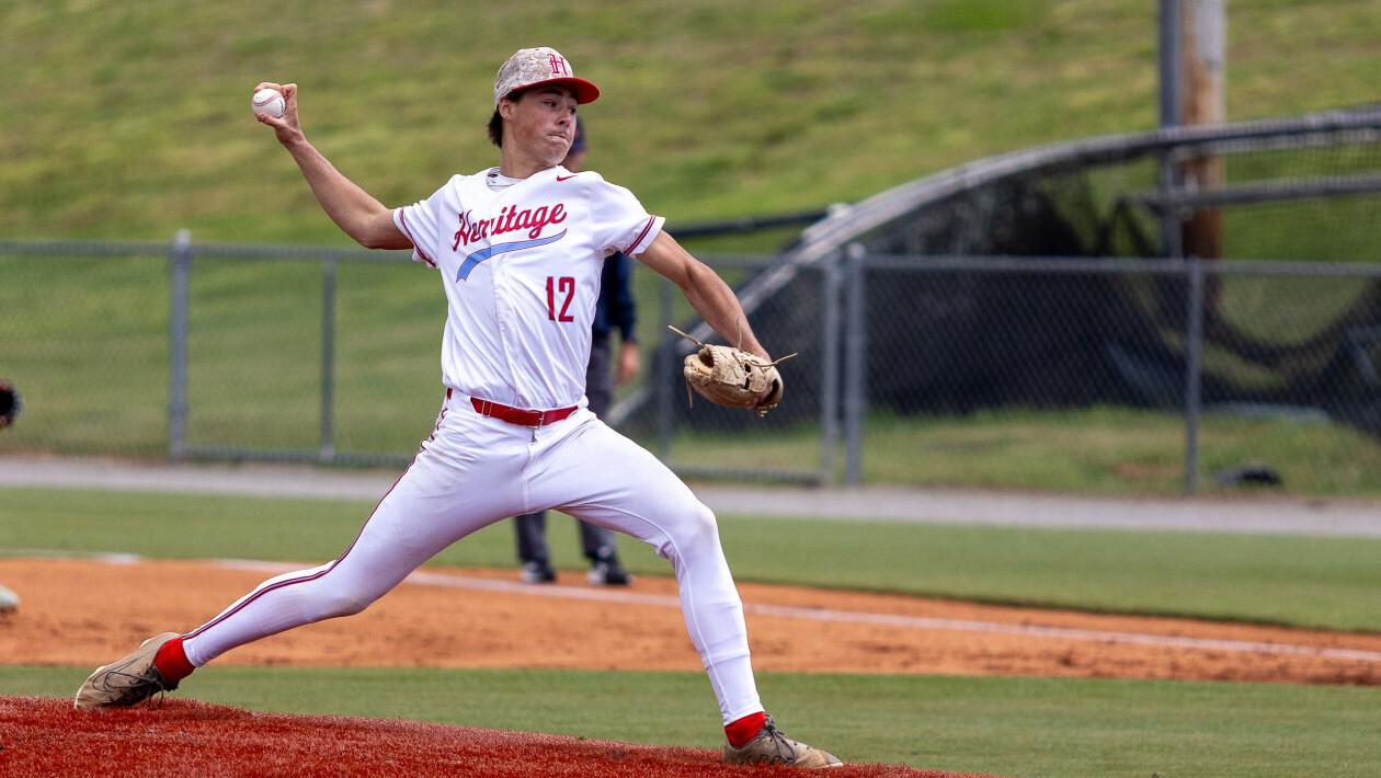 Strong pitching carries Heritage into District 5-3A Baseball Tournament ...