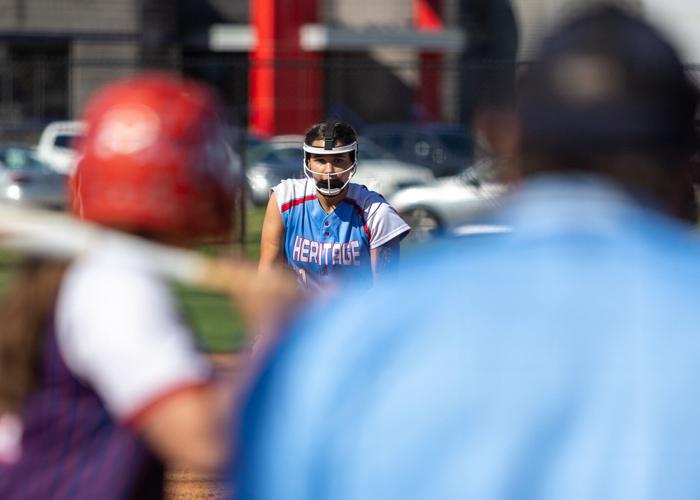Katelyn Russell pushes Heritage softball to first state tournament win ...
