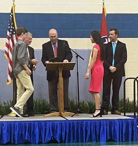 Carpenters Middle School honors 'founding fathers' Rob Britt, Mike ...
