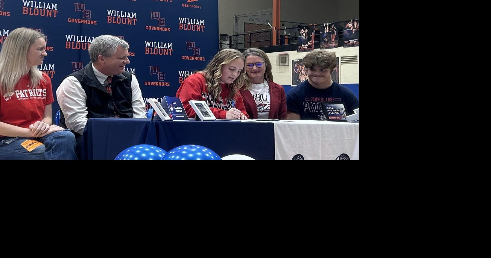 William Blount's Allison Joines signs with Cumberlands lacrosse ...