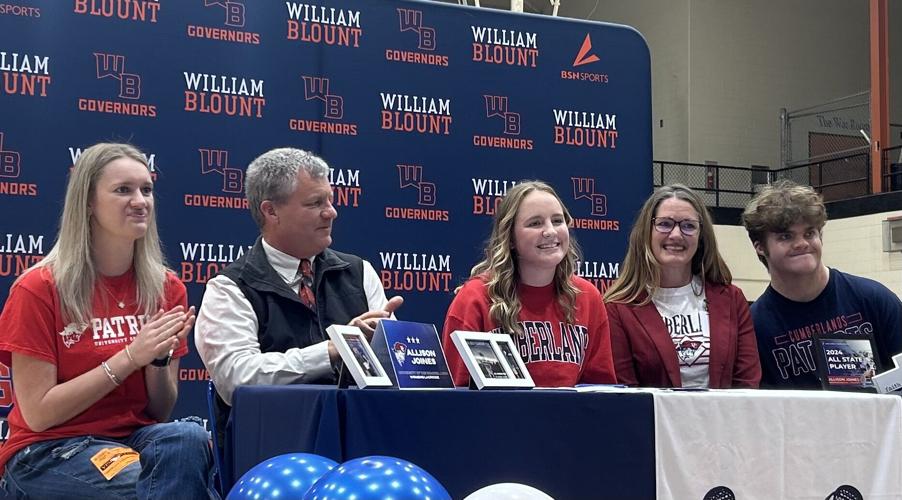 William Blount's Allison Joines signs with Cumberlands lacrosse ...
