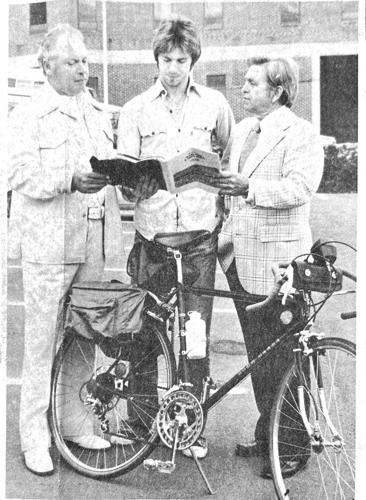 I can see for miles:Retired teacher recalls cross-country bike ride ...