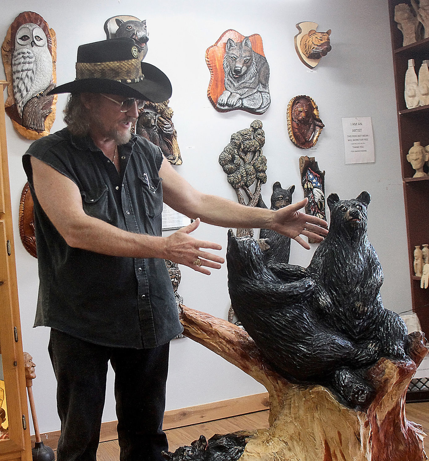 Gene Webb Wood Carvings provides visitors with a piece of the Smokies ...