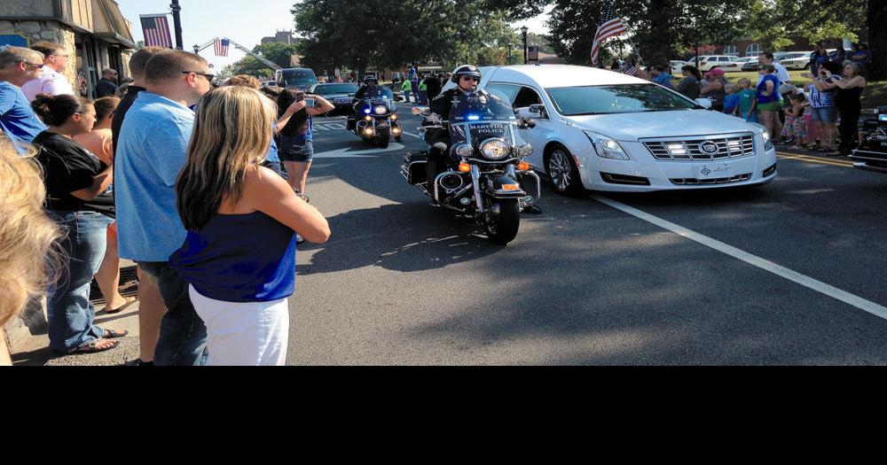 Fallen Maryville Police officer awarded medal of valor, receives 'final ...