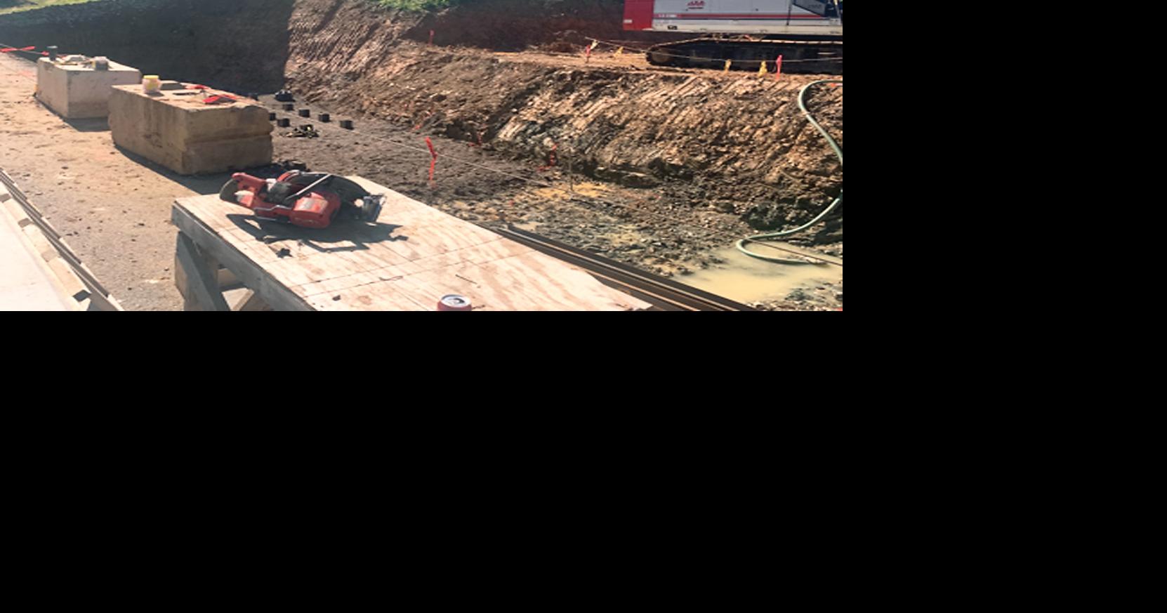 Wall and bridge construction on Alcoa Highway progressing | News ...