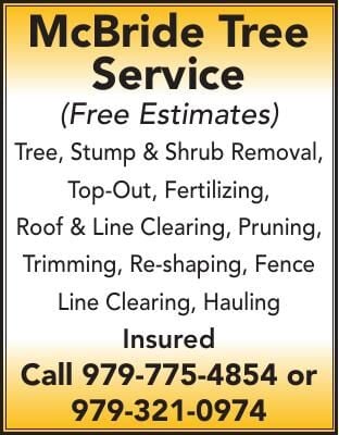 MCBRIDE TREE SERVICE
