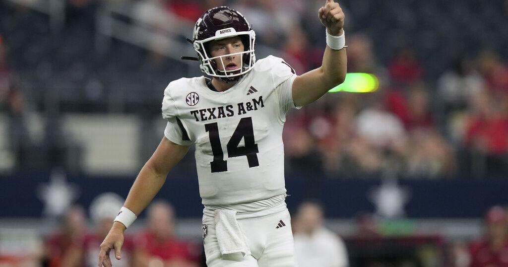 Texas A&M linebacker Edgerrin Cooper, Aggie defense hunts down Arkansas ...