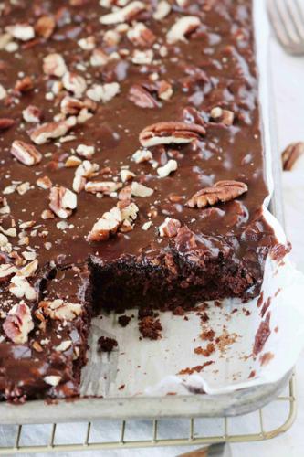 Family recipe sheet cake taken to next level with brewed coffee