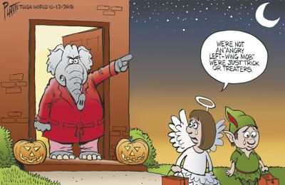 Bruce Plante Cartoon: Left-wing Mobs