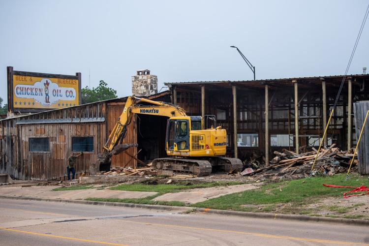 Chicken Oil Co. begins rebuilding after 2022 fire