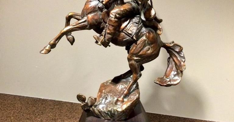 Bonham Trophy has been hanging out at the Alamo