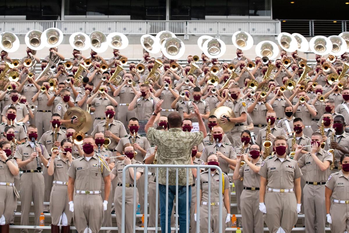 Aggie Band returns to Kyle Field to record halftime drill | Texas A&M ...