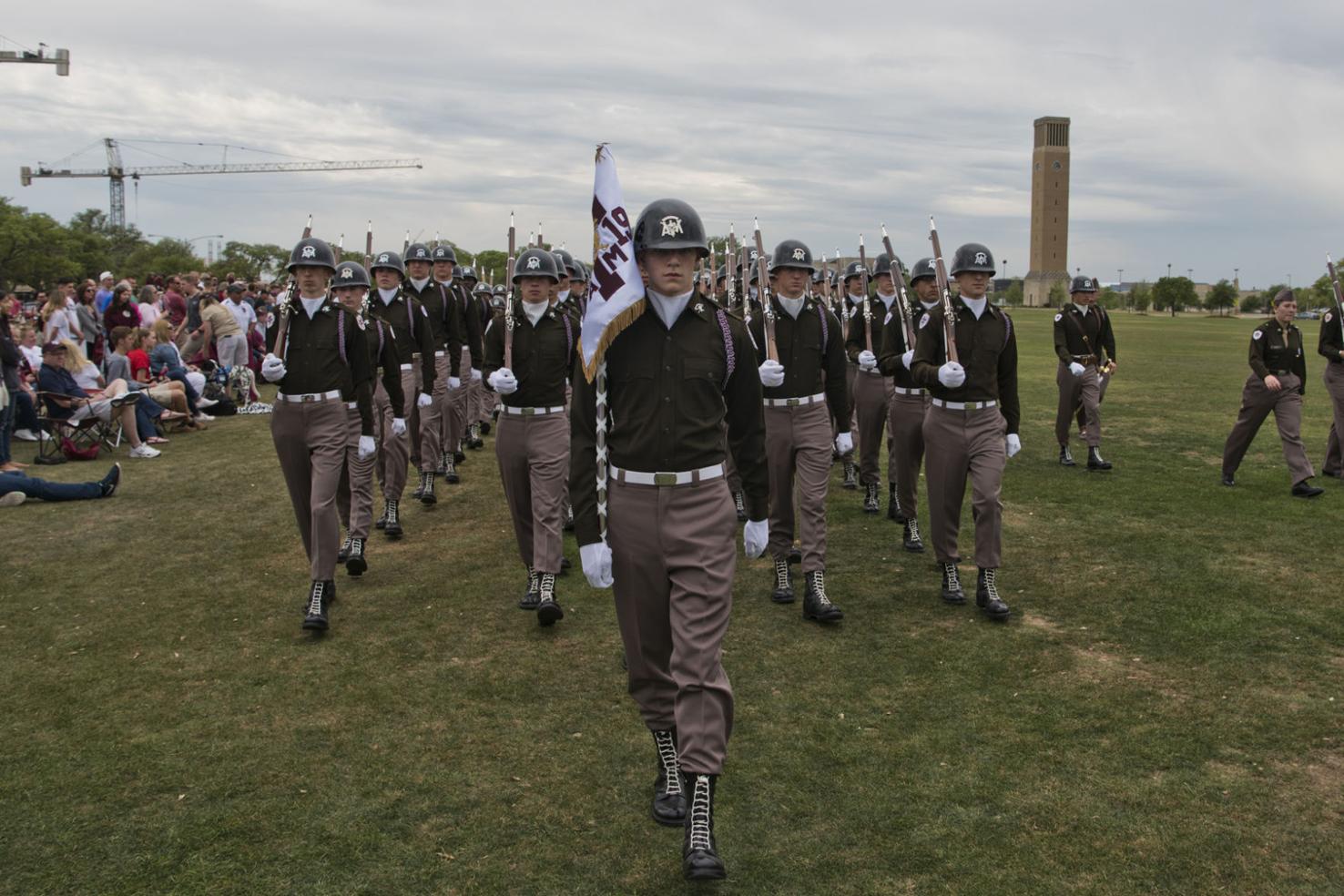 Fish Drill Team and Ross Volunteer Company perform