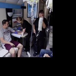 Vegas hangover bus gives one Aggie a headache