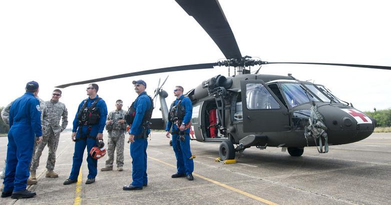 Texas Task Force 1 takes to the air for rescue training