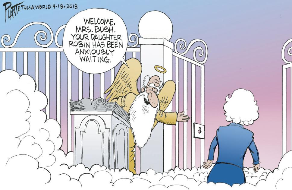 Bruce Plante Cartoon: Barbara Bush | Cartoons | theeagle.com