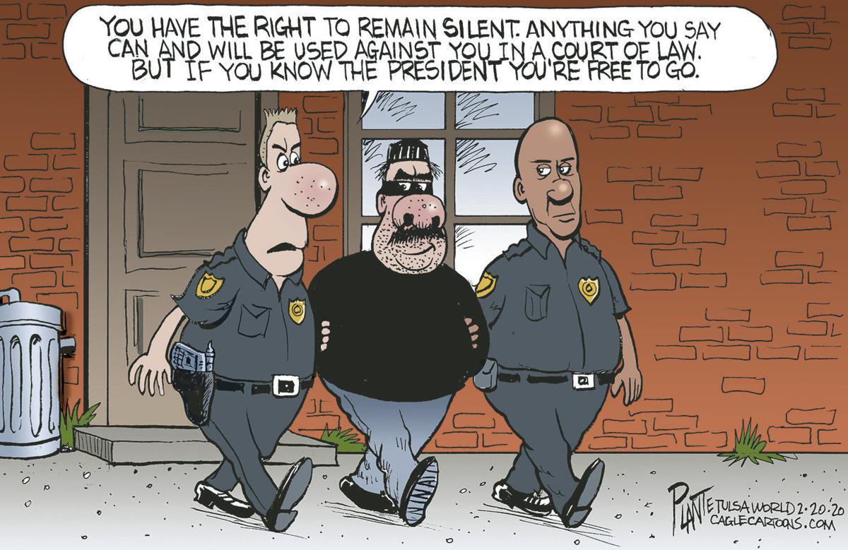 Bruce Plante Cartoon: Trump updates Miranda Rights | Cartoons ...
