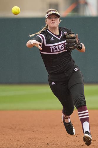Aggie softball team up 5-1 on Mississippi State with play suspended in ...