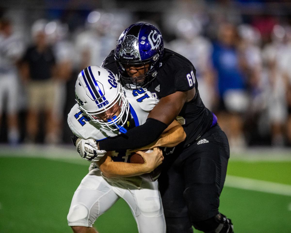 How College Station nose guard D'Andre Harwell has turned into a sack ...
