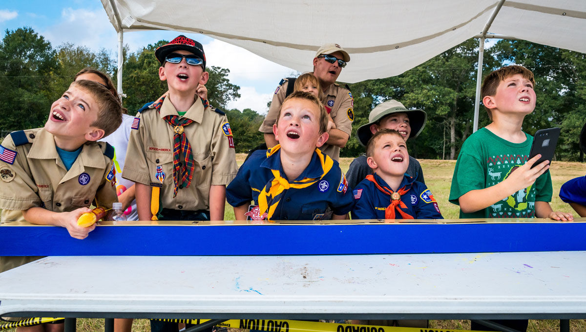 Cub Scouts have a blast at Rocket Day