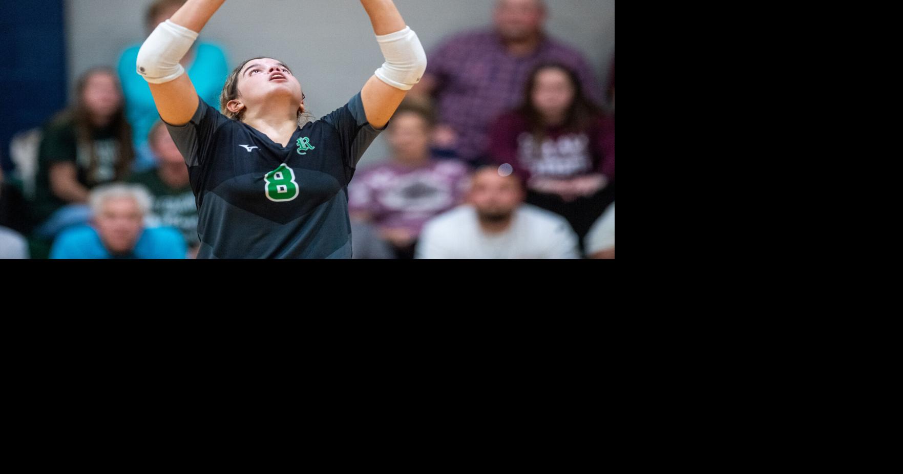 Rudder volleyball splits matches after setter records 3,000th assist