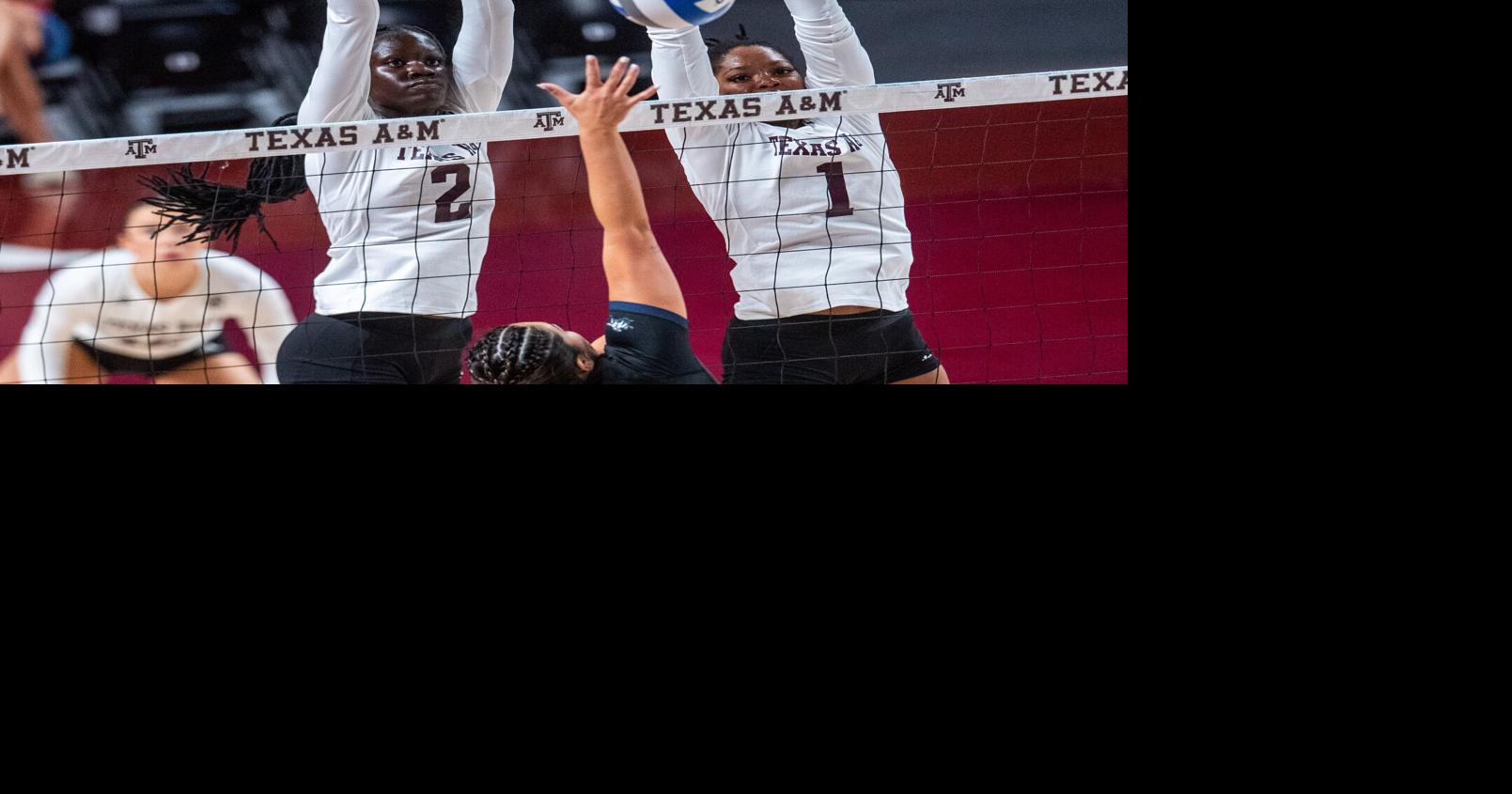 Texas A&M volleyball sweeps Utah State behind Ifenna Cos-Okpalla's ...