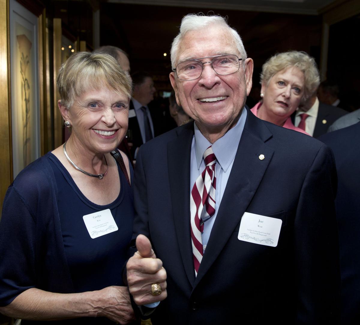 Aggie Royalty Gather for Carolyn and John David Crow Playground Field ...