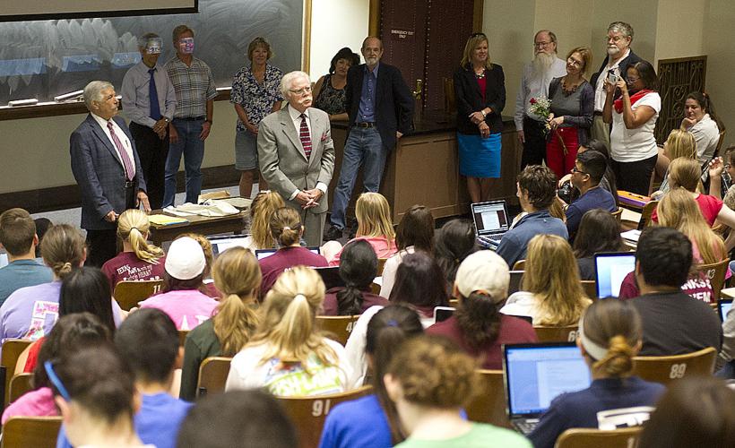 Longtime Texas A&M history professor receives surprise send-off during ...