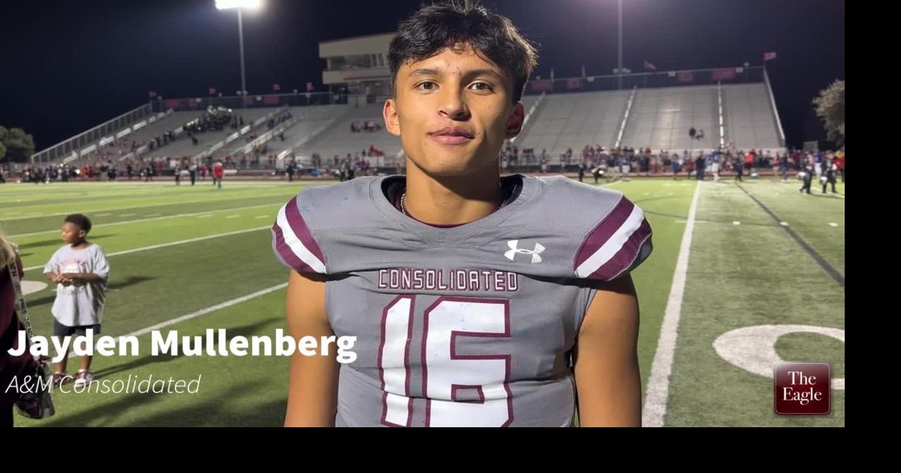 Consol's Mullenberg talks after the win over Buda Hays
