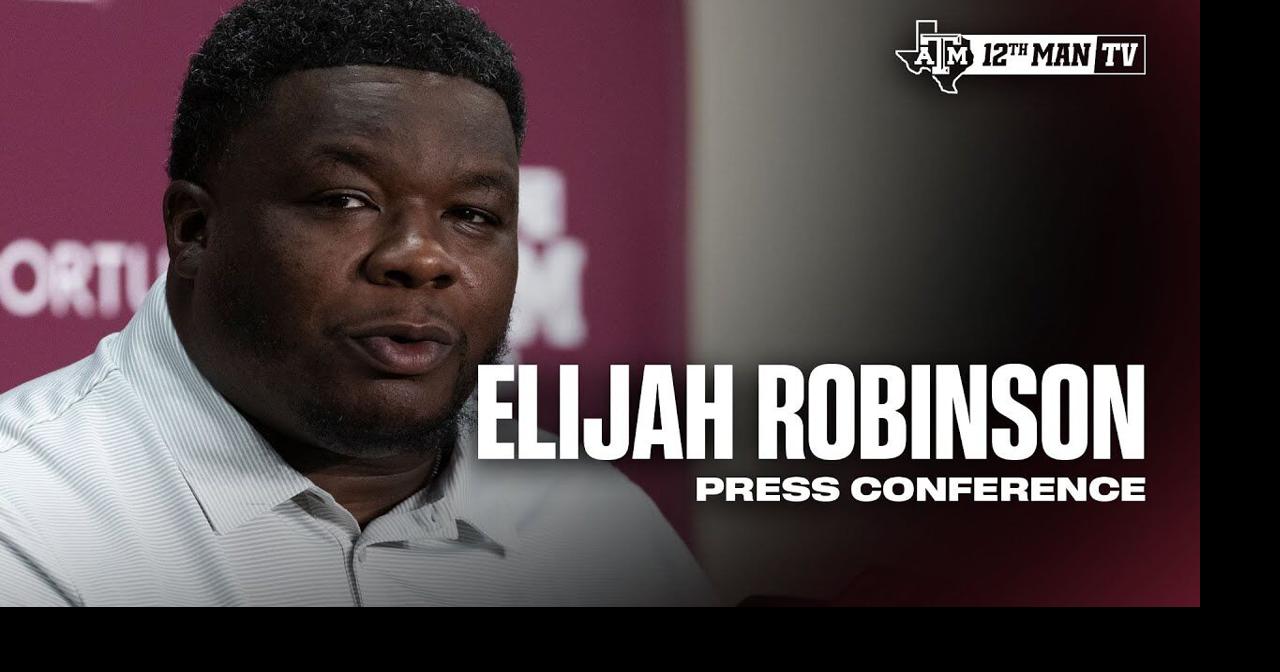 Elijah Robinson Press Conference