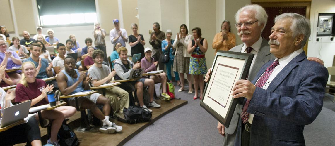 Longtime Texas A&M history professor receives surprise send-off during ...