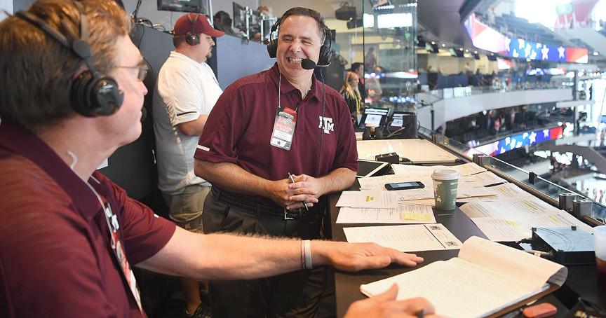 Andrew Monaco settling in as Aggies' radio play-by-play man
