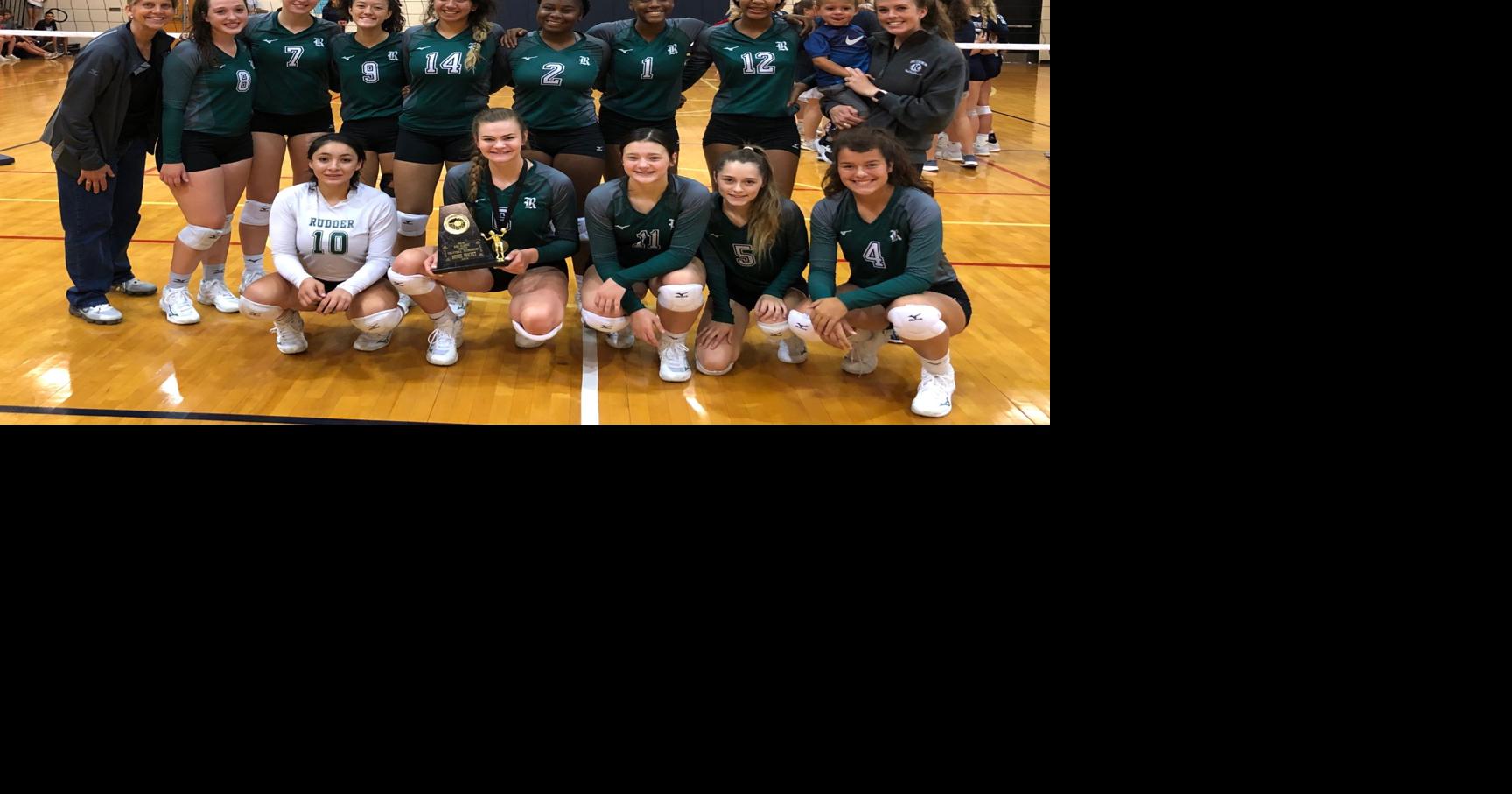 Rudder volleyball team places second in Bronze bracket at Bastrop ...