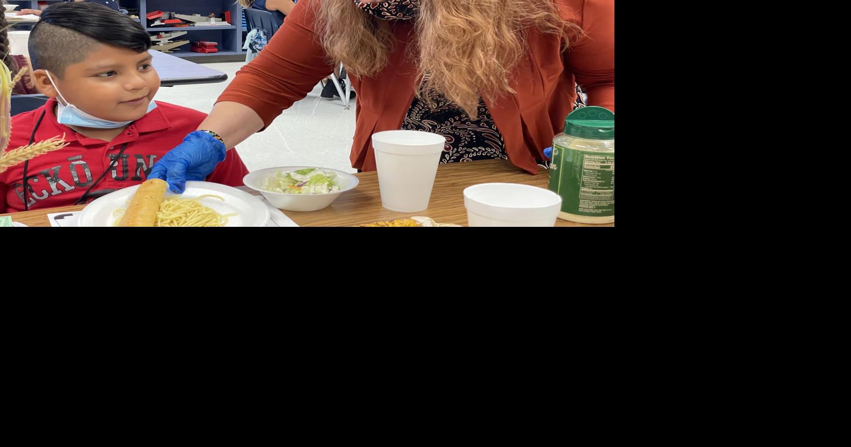 Jones Elementary students use luncheon to practice English