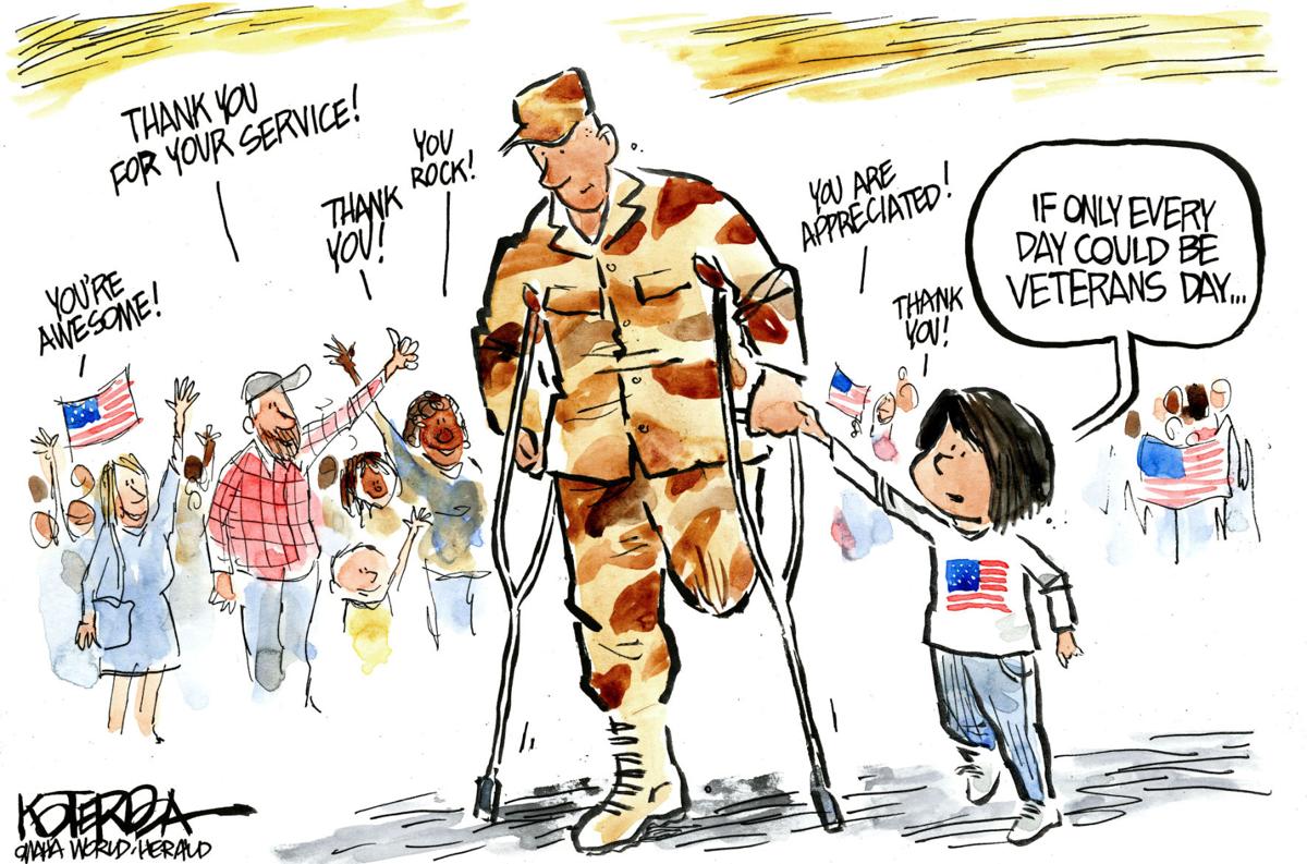 Jeff Koterba cartoon: Veterans Day | Cartoons | theeagle.com