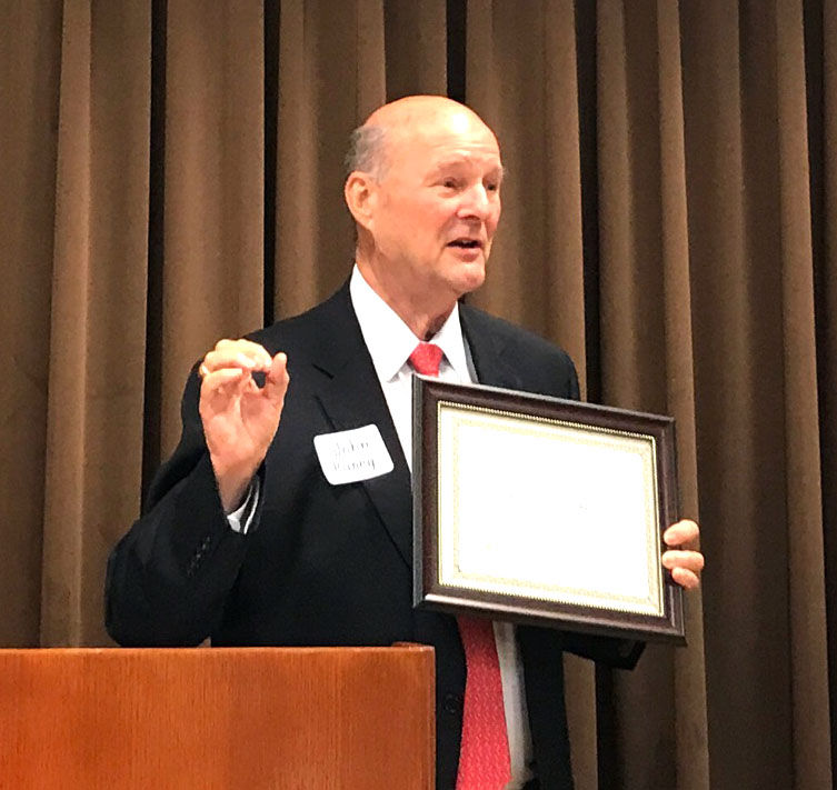 Retiree group recognizes John Raney