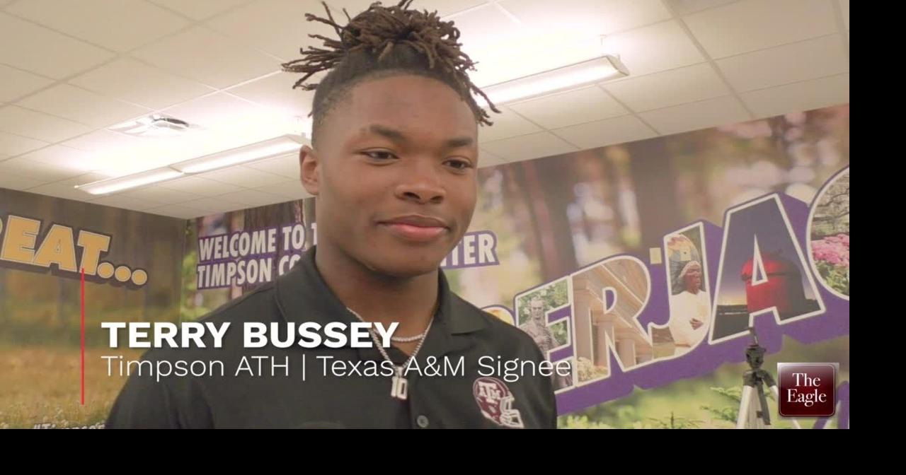 Watch: Timpson's Terry Bussey discusses his decision to sign with Texas A&M