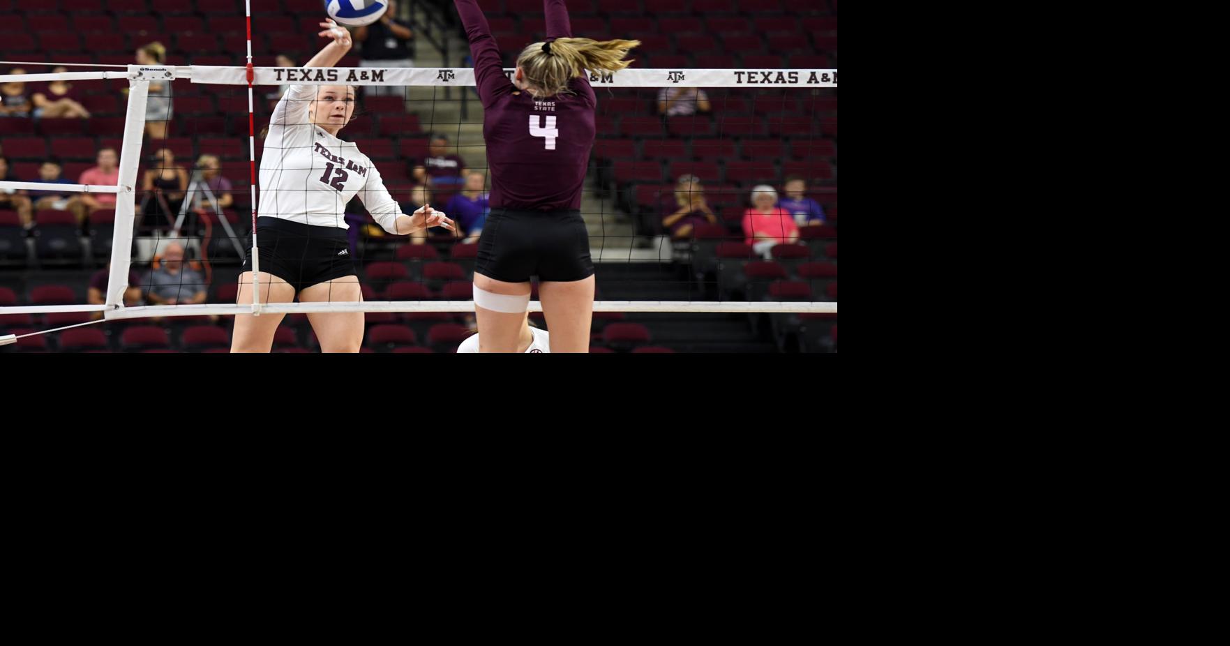 Gallery: Texas A&M volleyball defeats Texas State