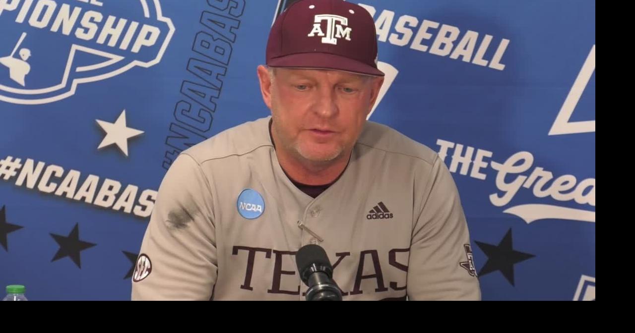 TAMU baseball team discusses punching ticket to Omaha