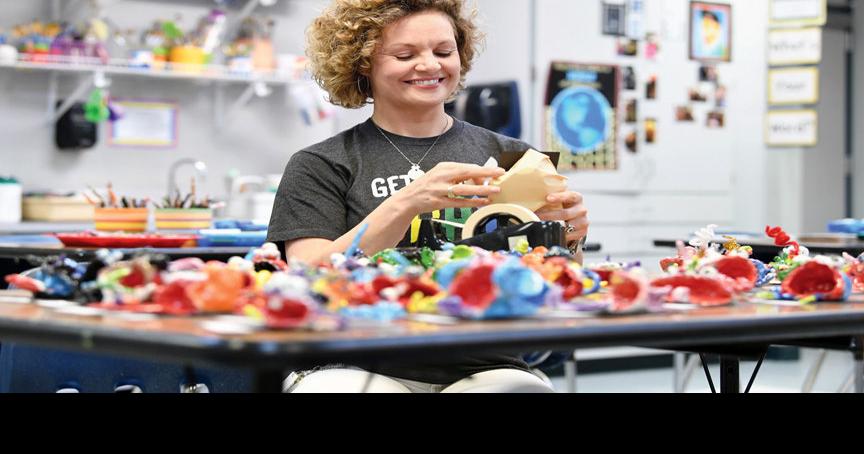 Johnson Elementary’s Kristi Hancock sets welcoming tone in her art class