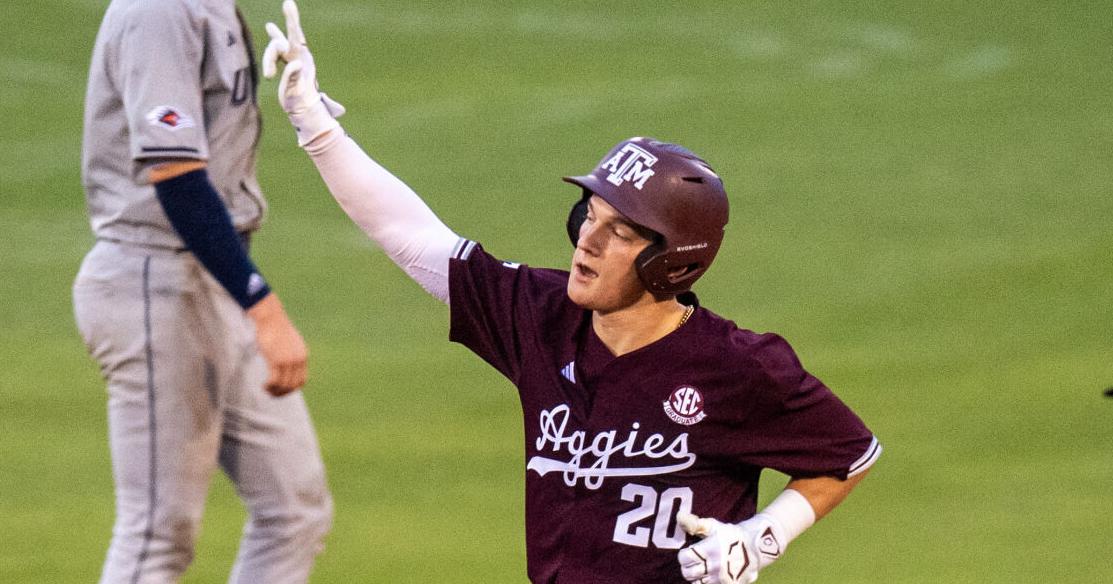 Texas A&M catcher Jackson Appel doubles his home run output in walk-off ...