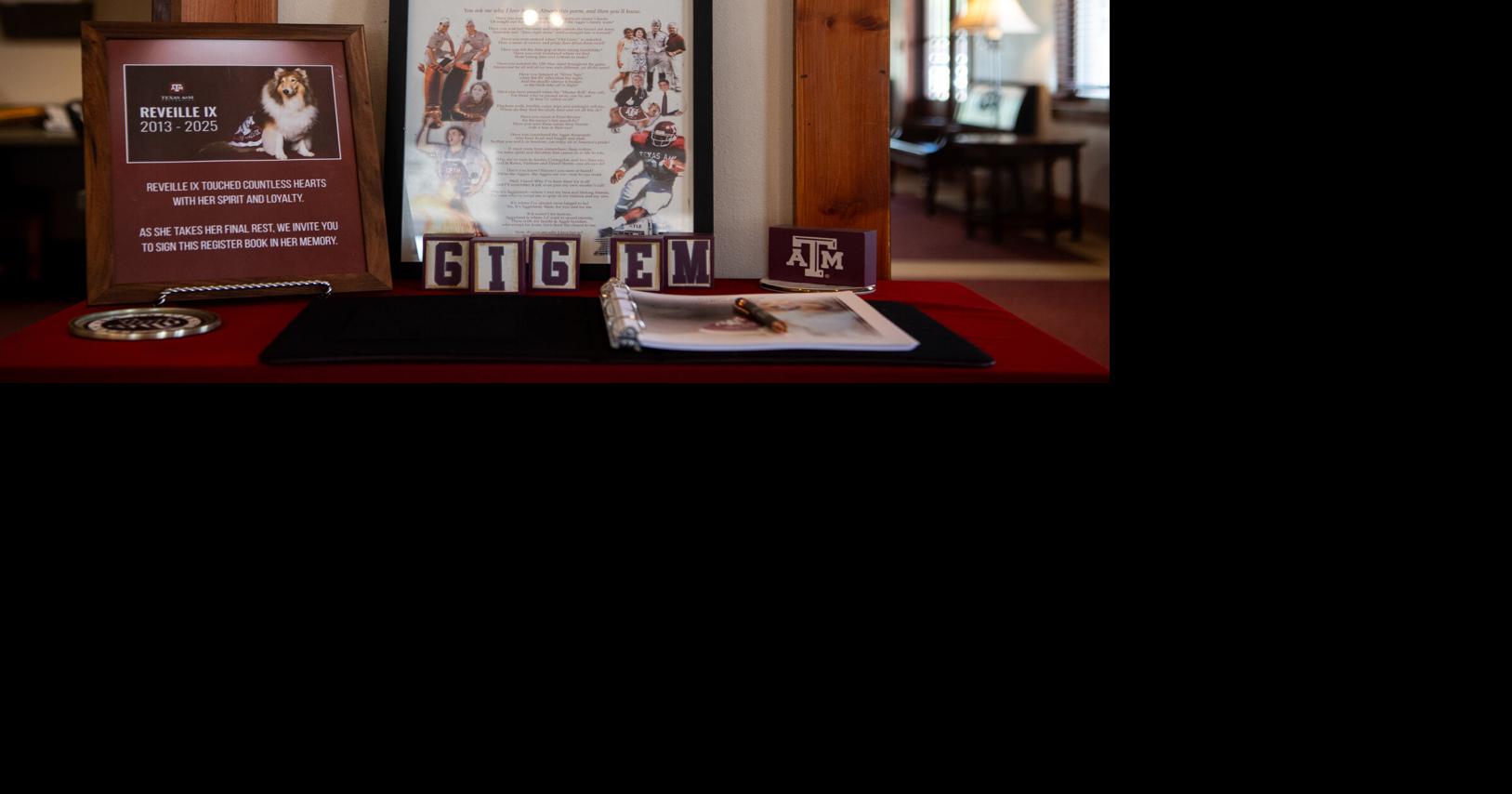 Condolences for TAMU mascot Miss Rev