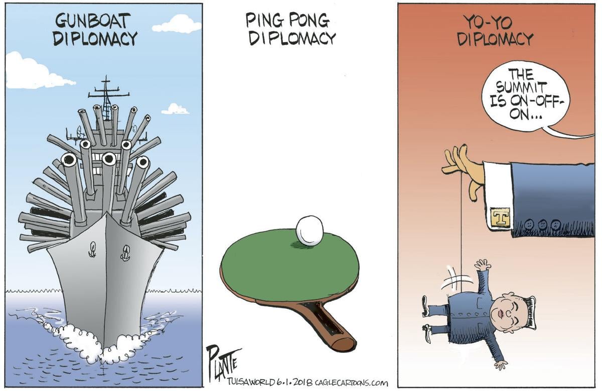 Bruce Plante Cartoon: Trump Diplomacy