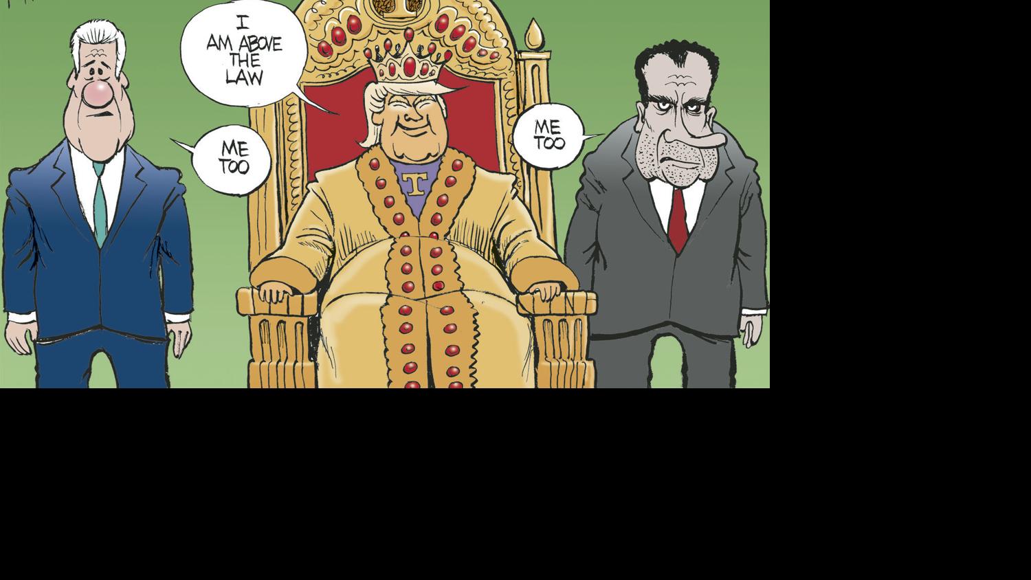 Bruce Plante Cartoon: Trump the King | Cartoons | theeagle.com