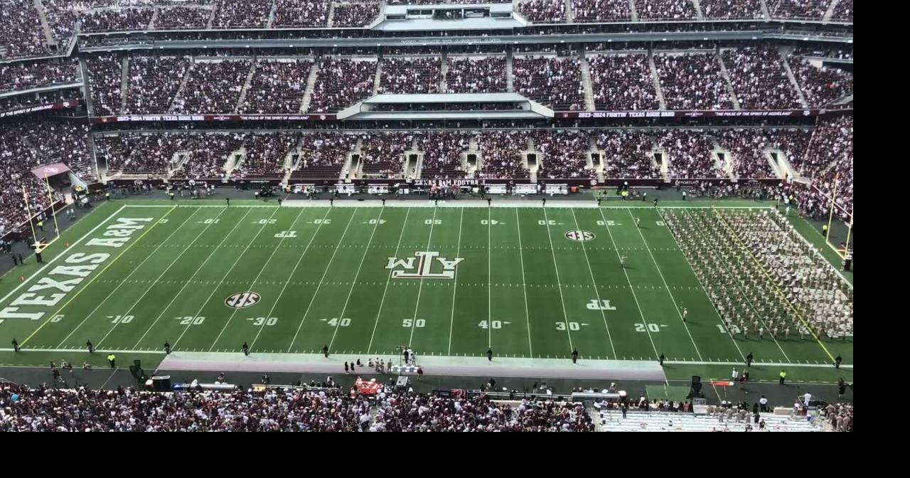Watch: Time-lapse of Aggie Band’s halftime performance vs South Carolina