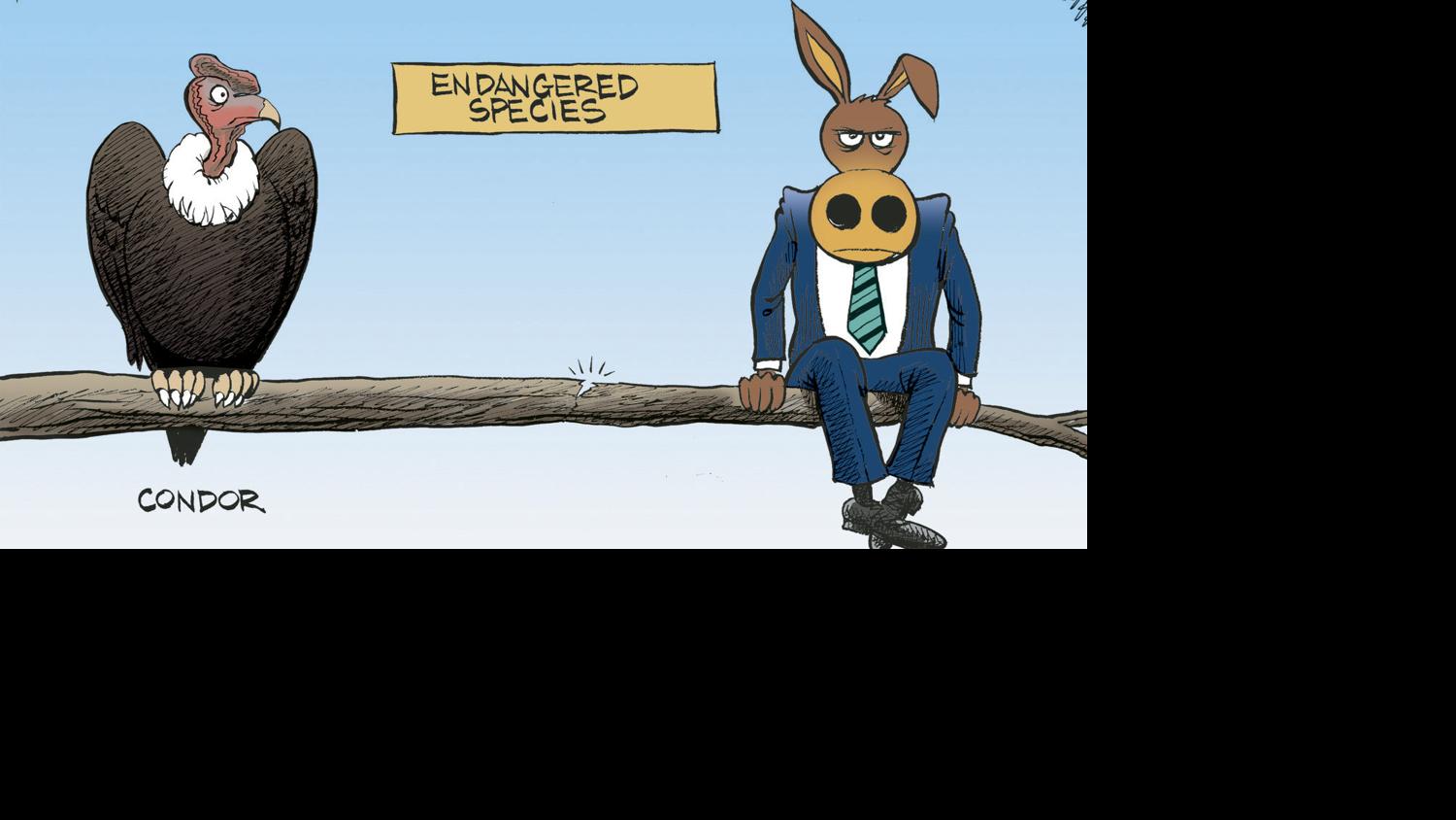 Bruce Plante Cartoon: Endangered species | Cartoons | theeagle.com
