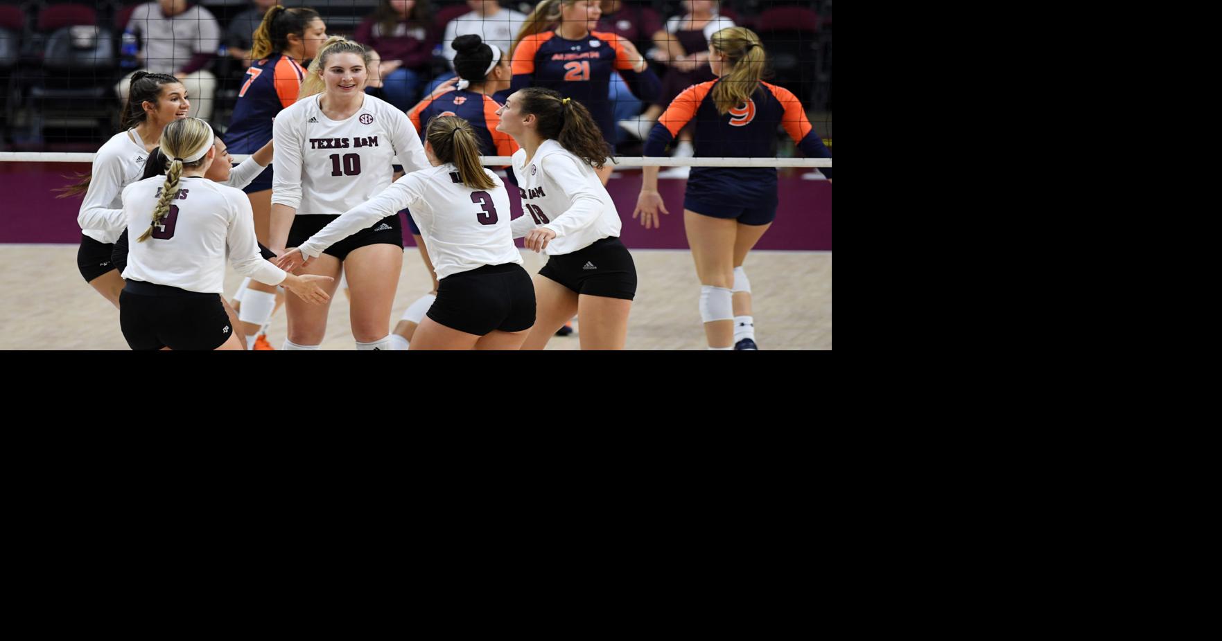 Gallery: Texas A&M volleyball defeats Auburn in three sets