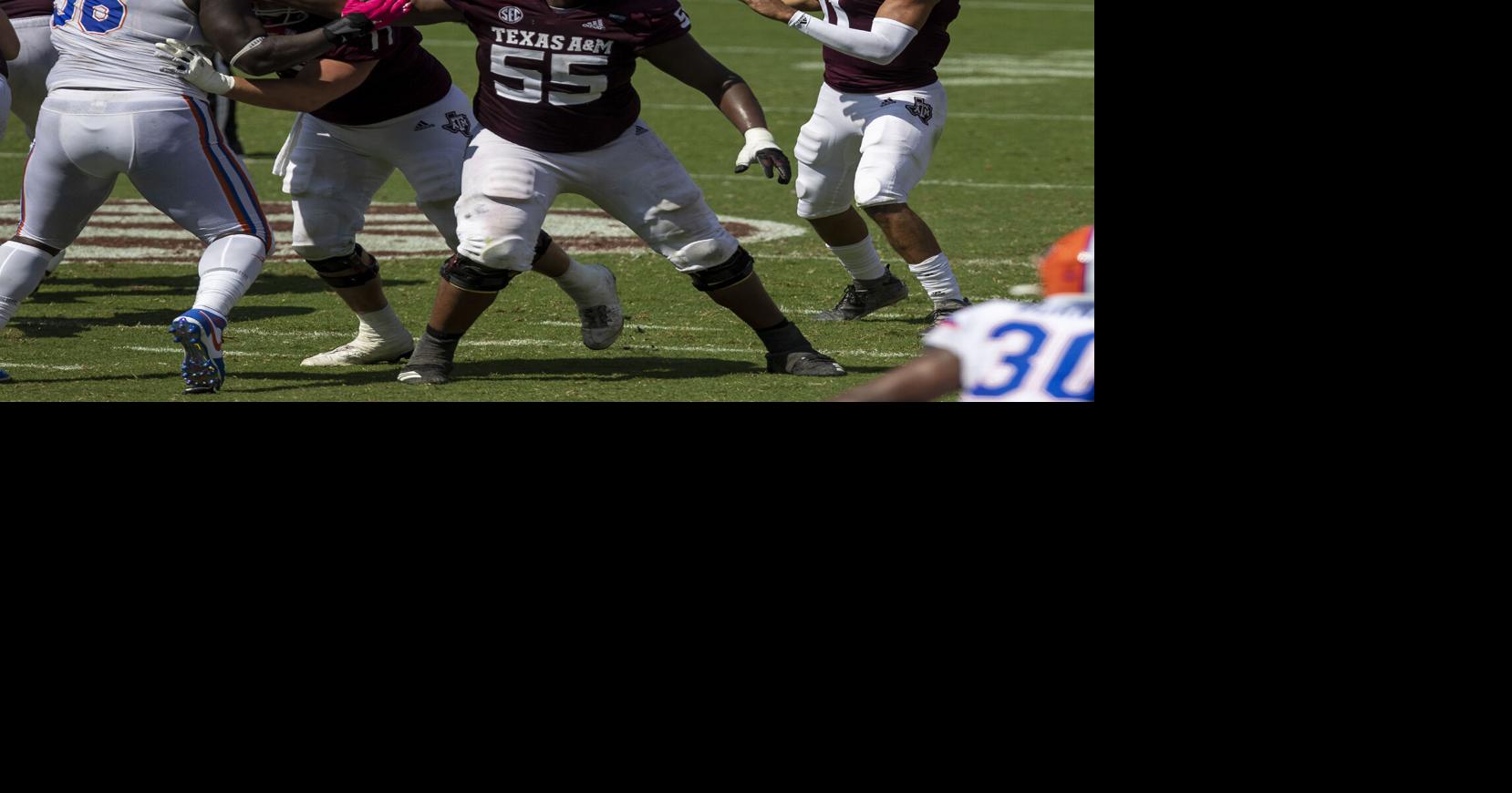 Youngster on Texas A&M's offensive line leading unit during its ...